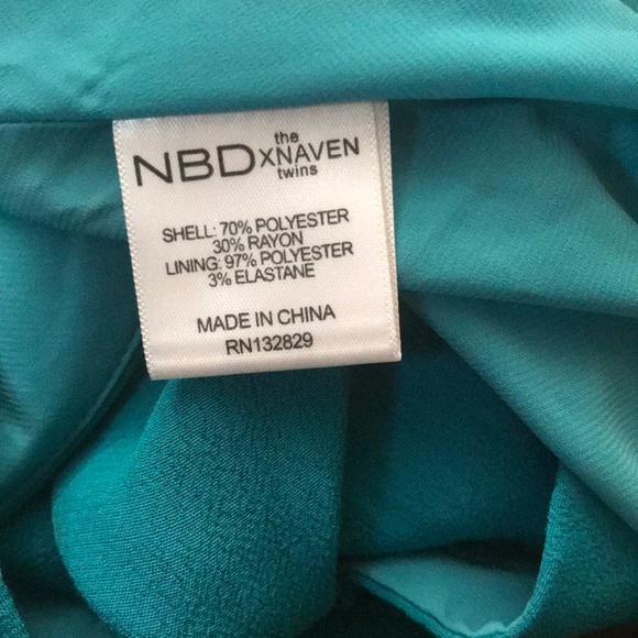 NBD | Dresses | Nbd The X Naven Twinsgreen And Flare Dresssize S | Poshmark